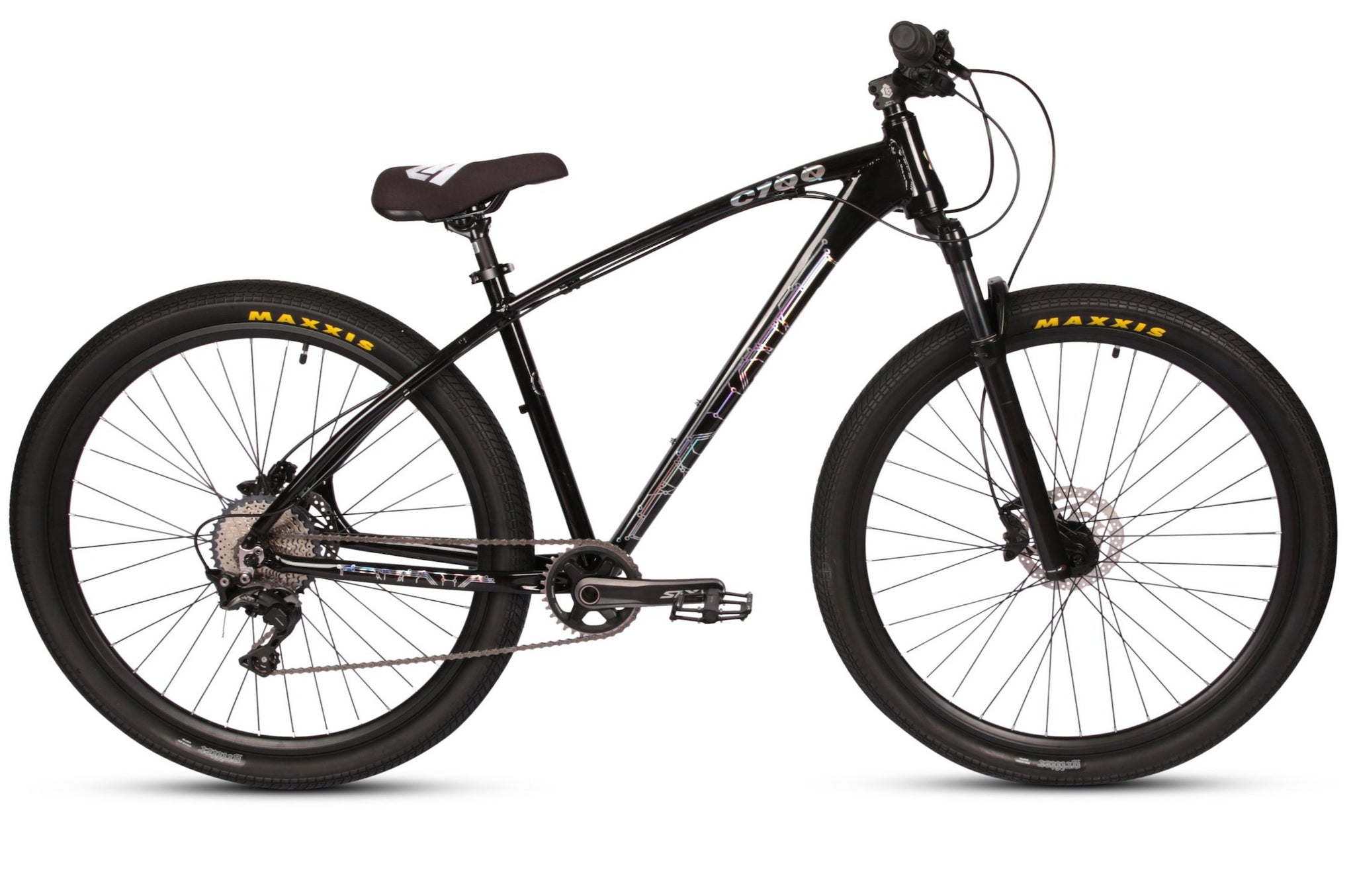 C100 PRO MTB - BLACK/CHROME – Collective Bikes